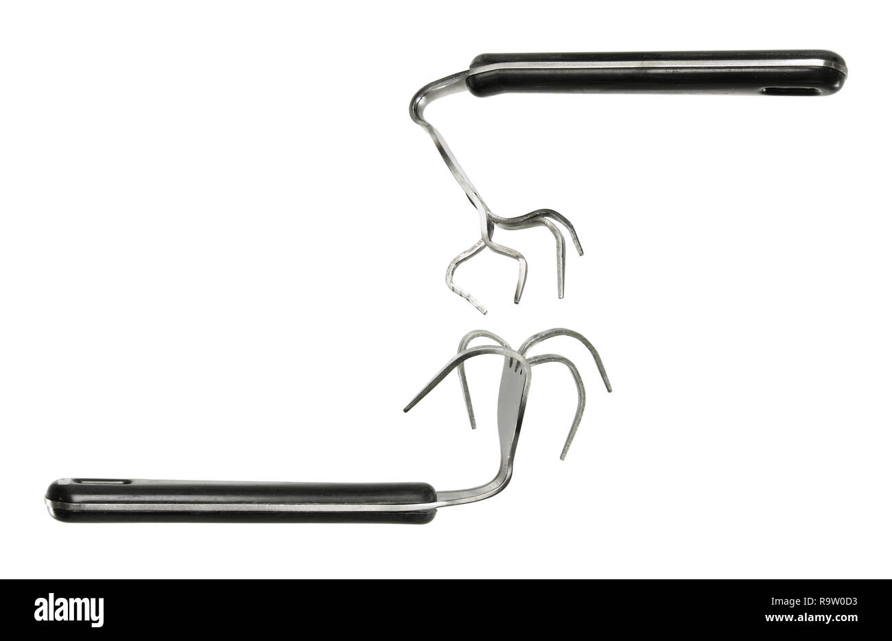 Broken kitchen utensils Cut Out Stock Images & Pictures - Alamy