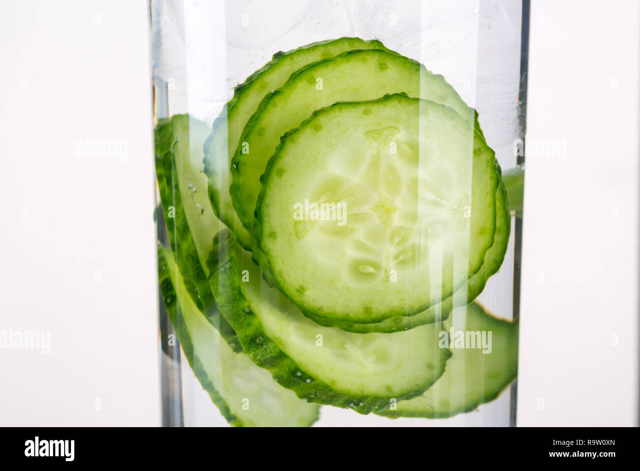 Close up cucumber ice cubes hi-res stock photography and images - Alamy