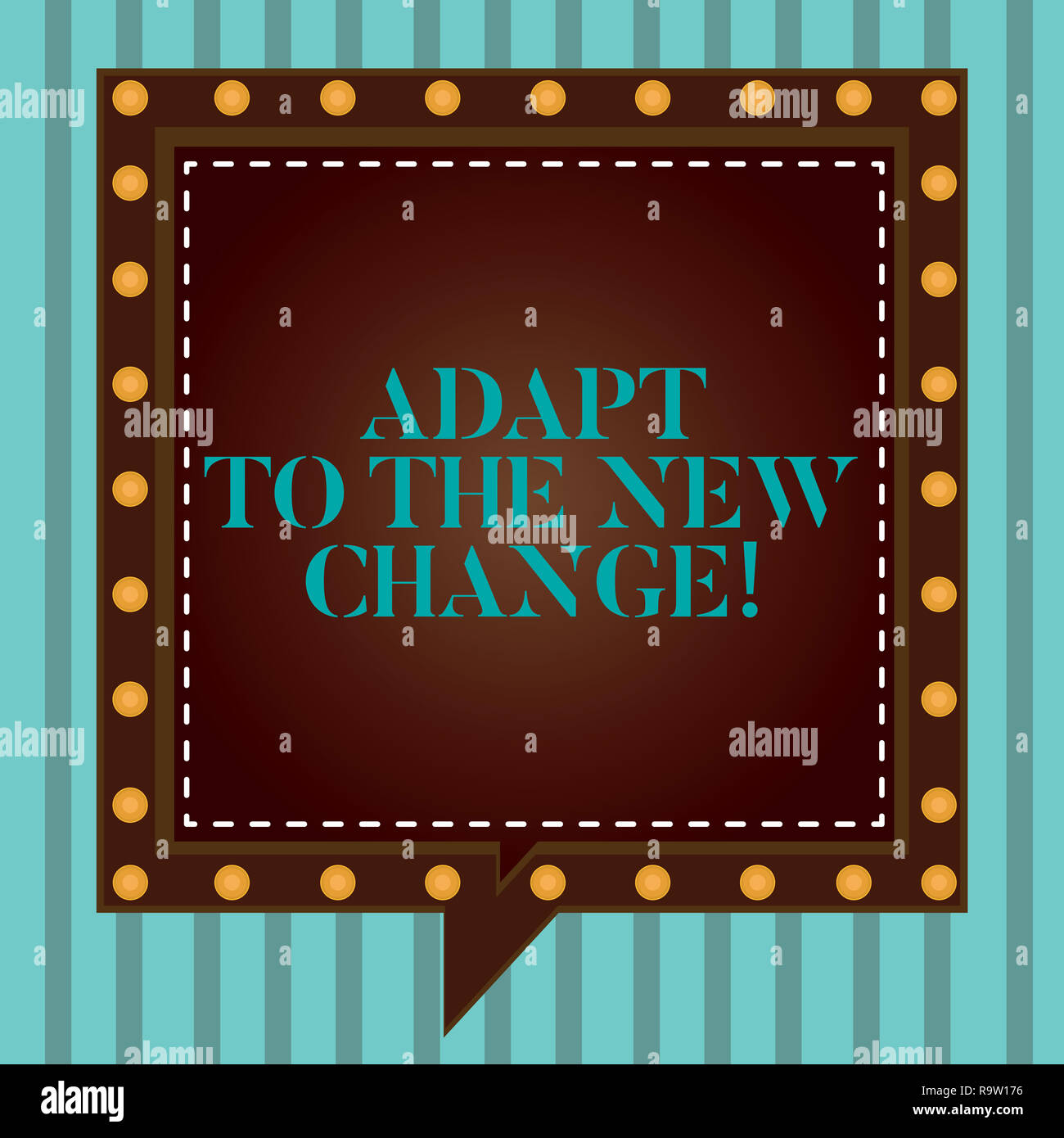 Handwriting text writing Adapt To The New Change. Concept meaning Get ...