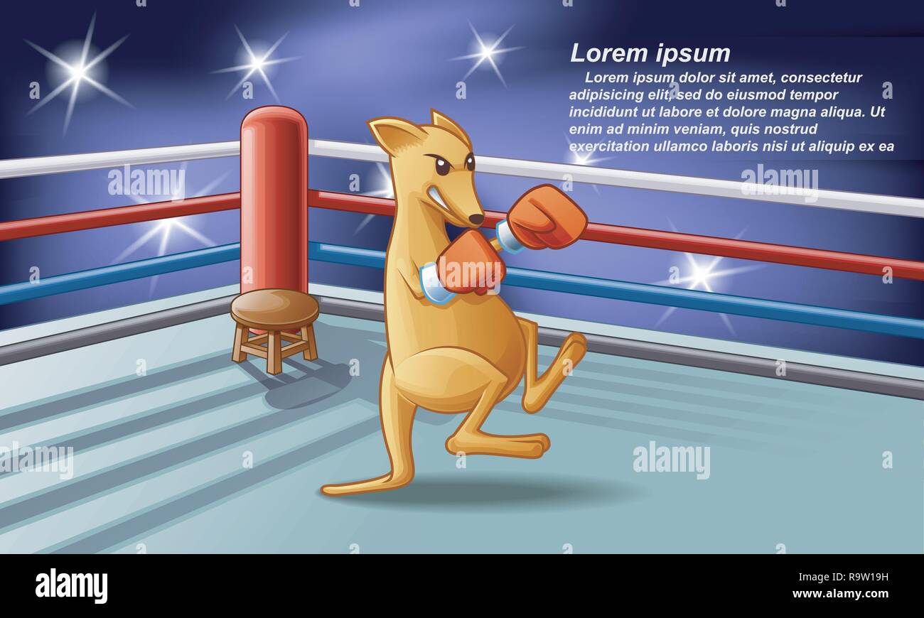 Cartoon boxer hi-res stock photography and images - Alamy