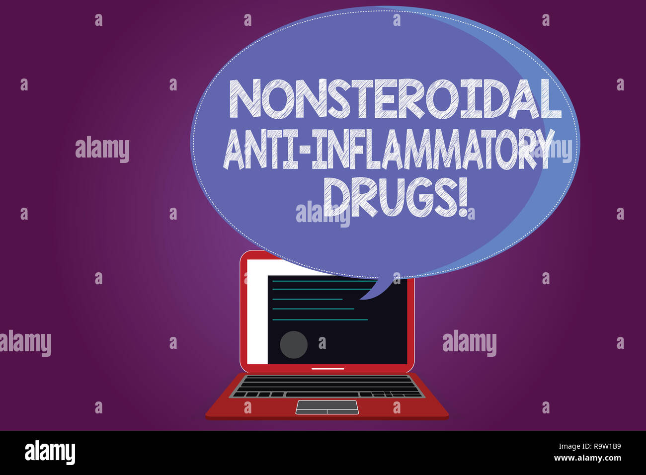 Text sign showing Nonsteroidal Anti Inflammatory Drugs. Conceptual ...