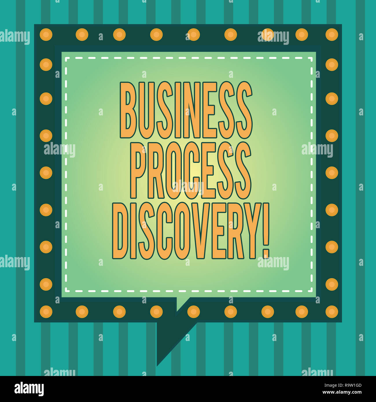 Word writing text Business Process Discovery. Business concept for collection of techniques and ...