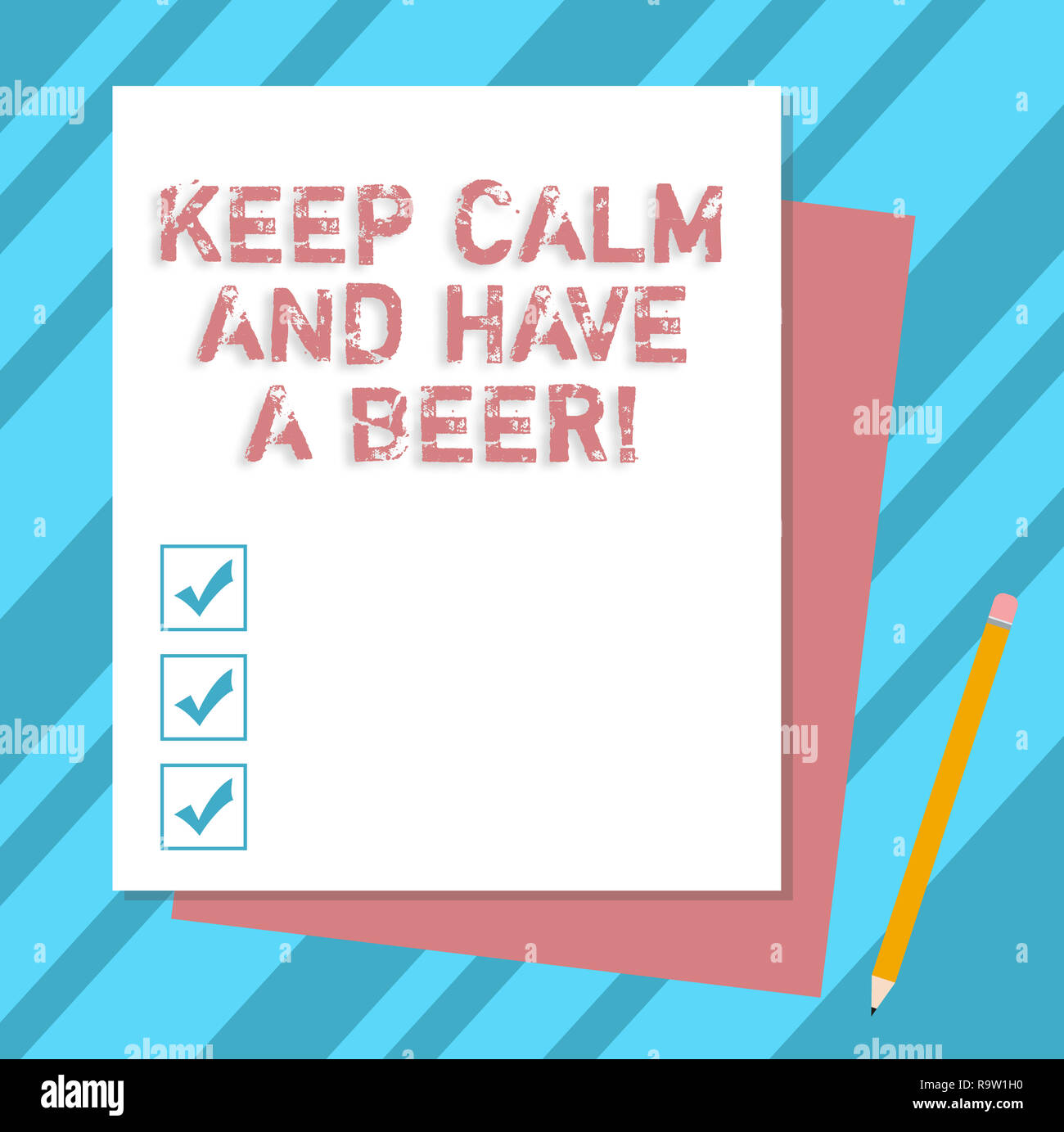 Writing note showing Keep Calm And Have A Beer. Business photo ...