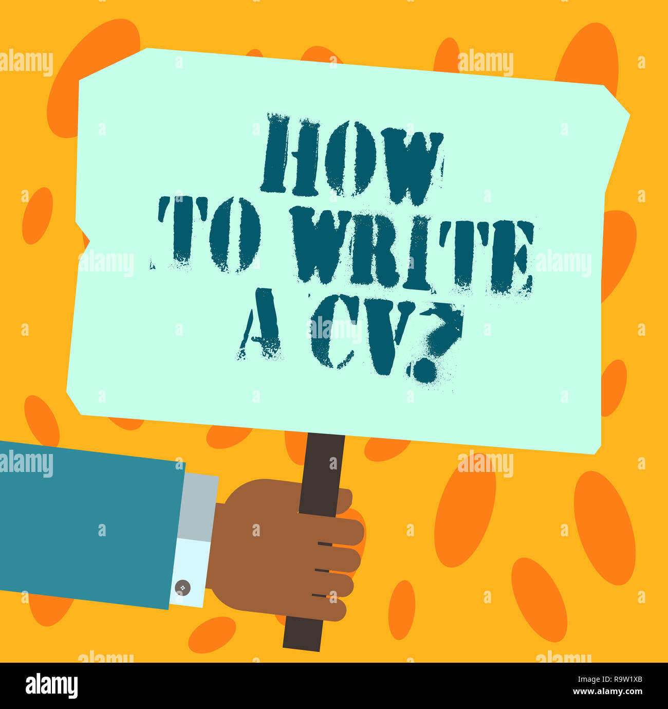 Applicant holding a cv hi-res stock photography and images - Alamy