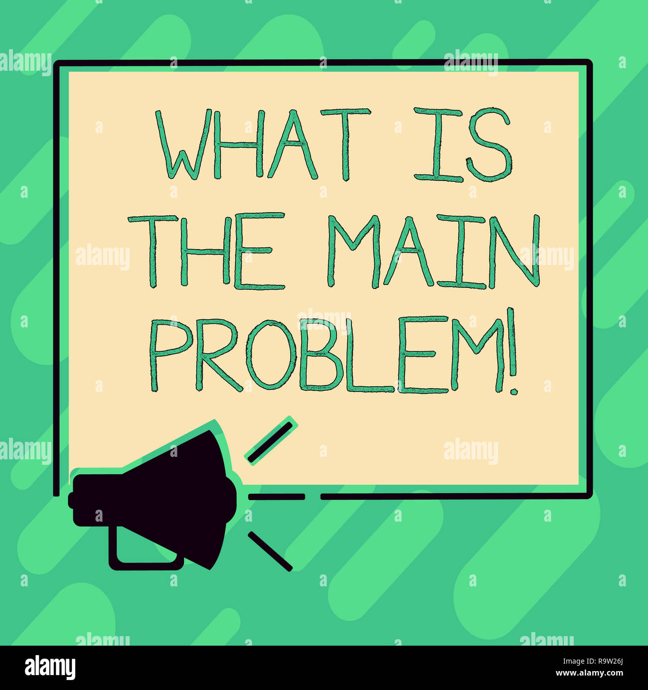 Conceptual hand writing showing What Is The Main Problem. Business ...