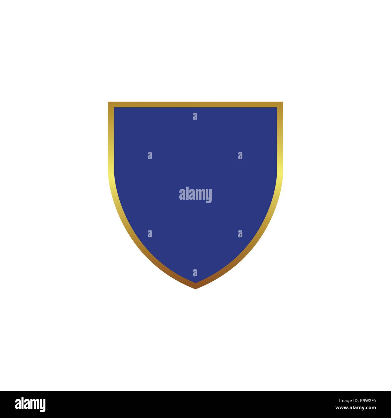 Collection of eight different colored shield with drop shadow Stock ...