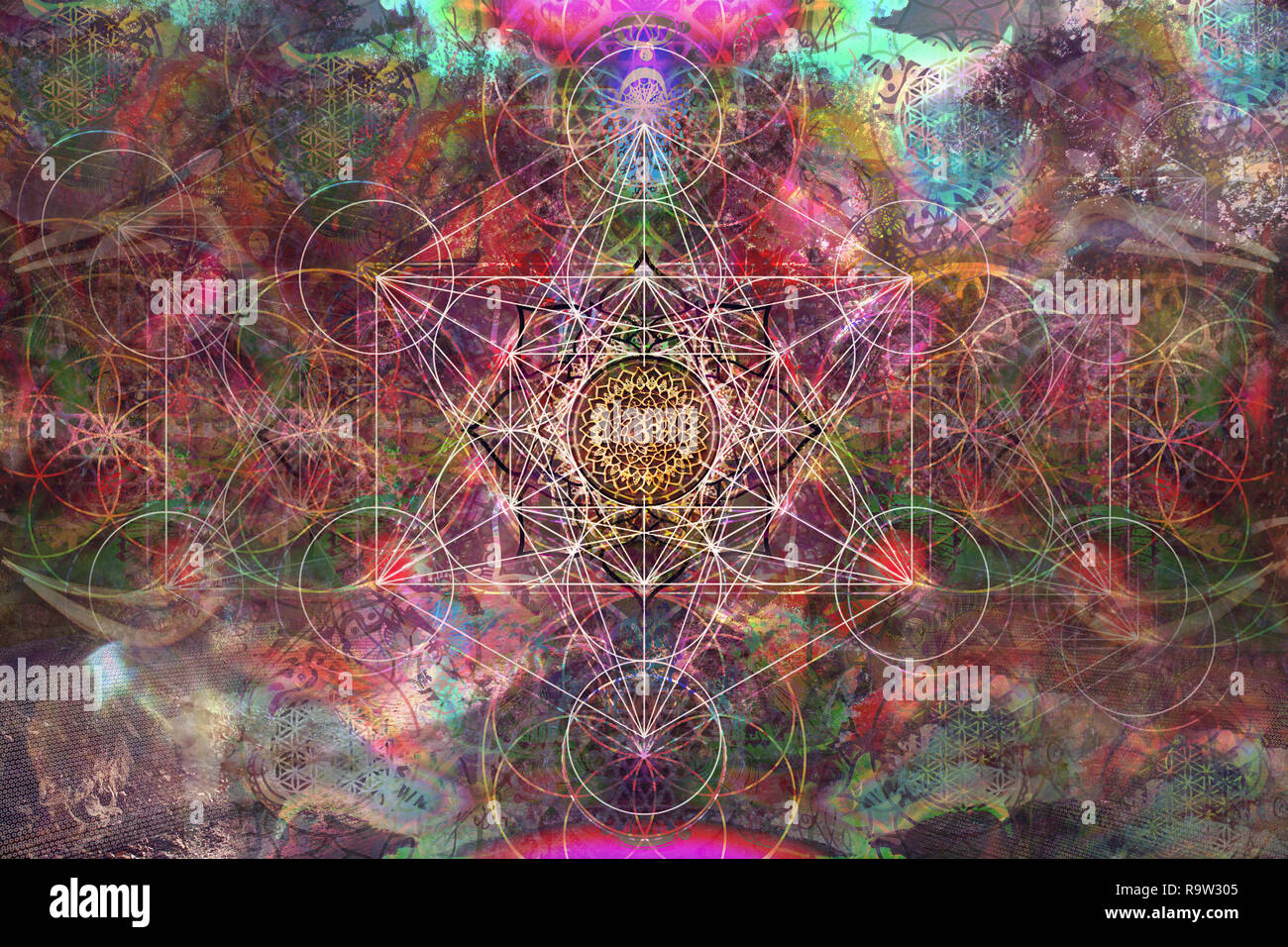 Sacred Geometry Background