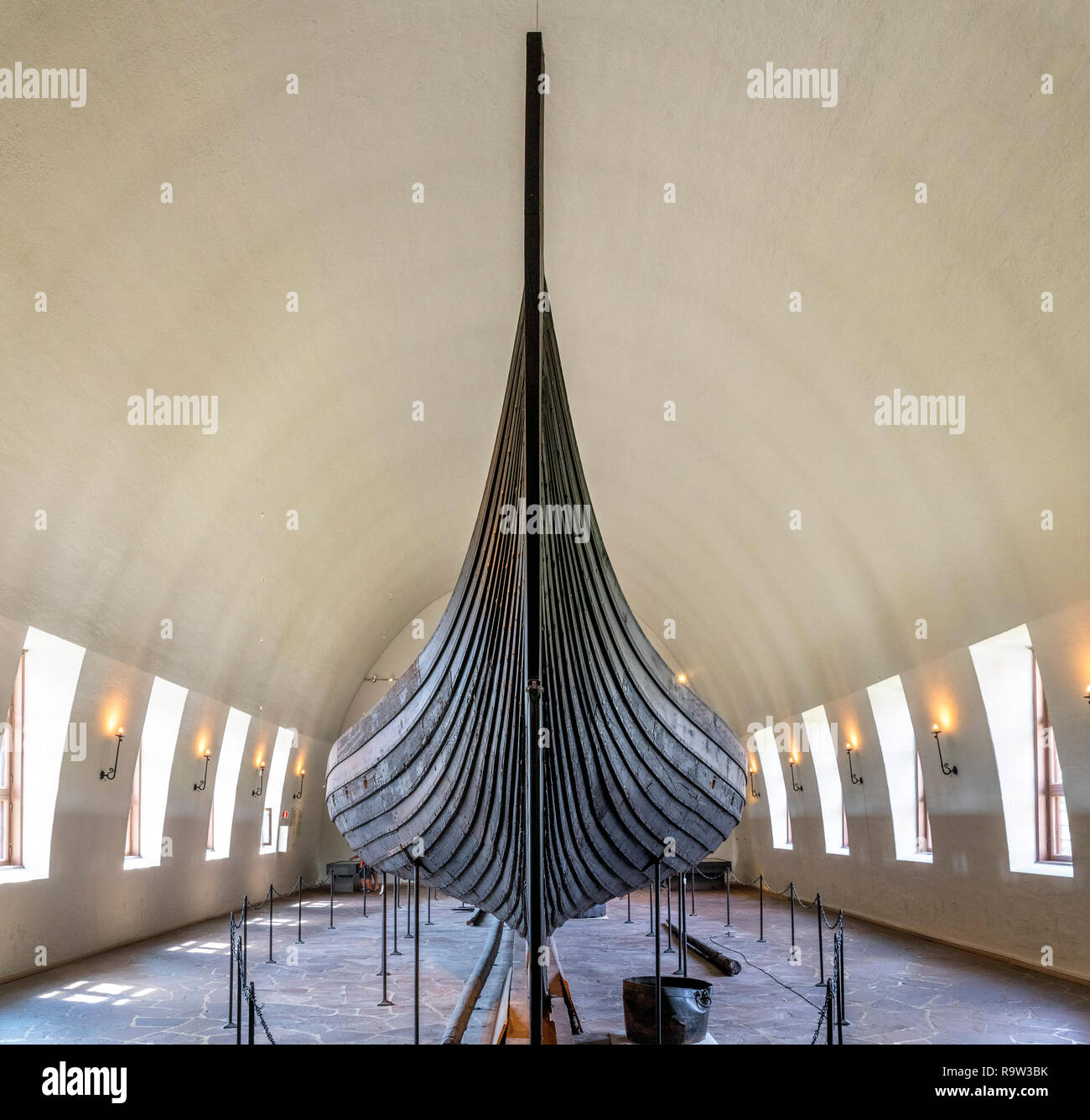 Viking ship. The 9th-Century Gokstad Ship in the Viking Ship Museum ...