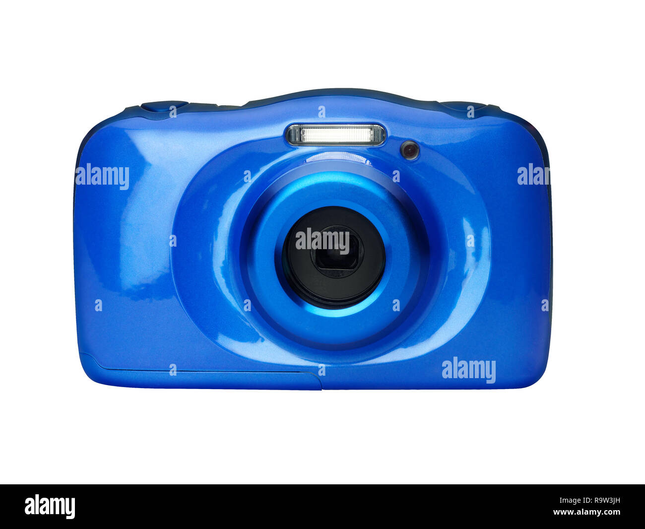 Compact digital camera front view isolated Stock Photo - Alamy
