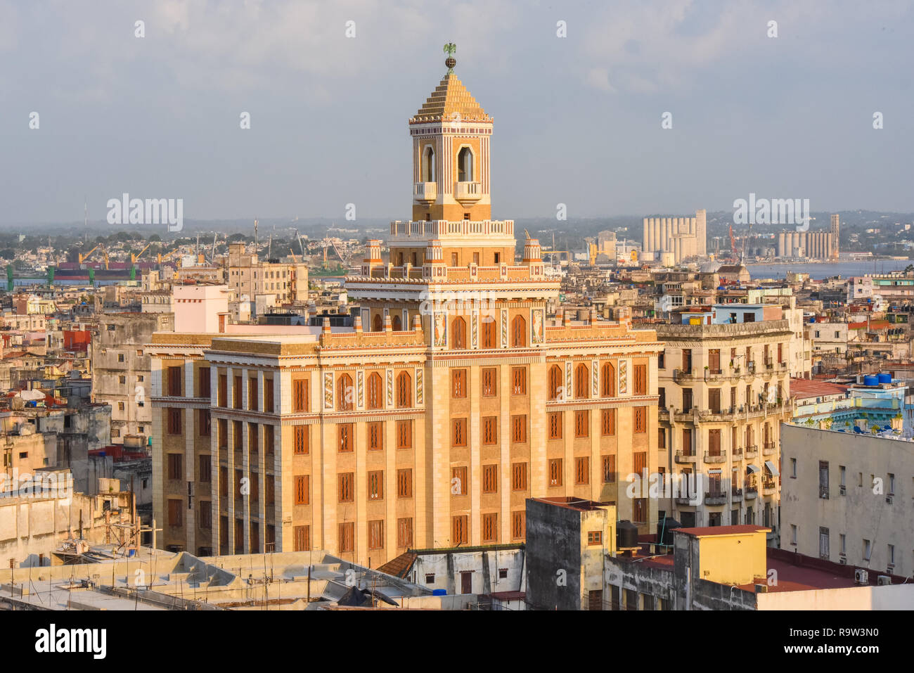 Art Deco 'Bacardi' building in Havana Stock Photo - Alamy