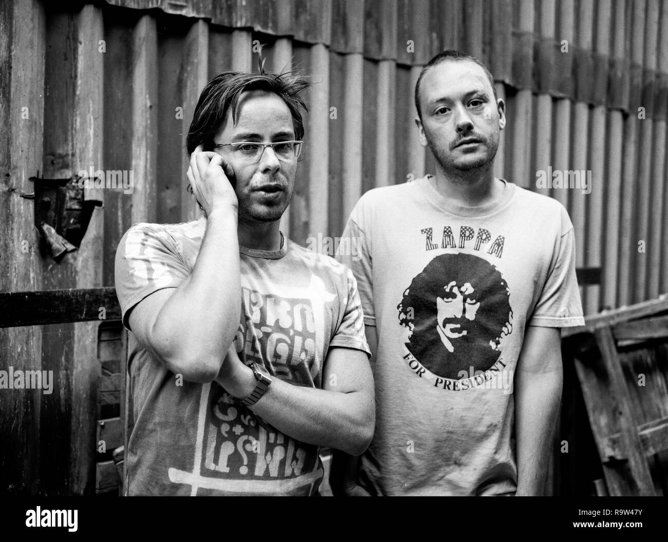 English electronic band Black and White Stock Photos & Images - Alamy