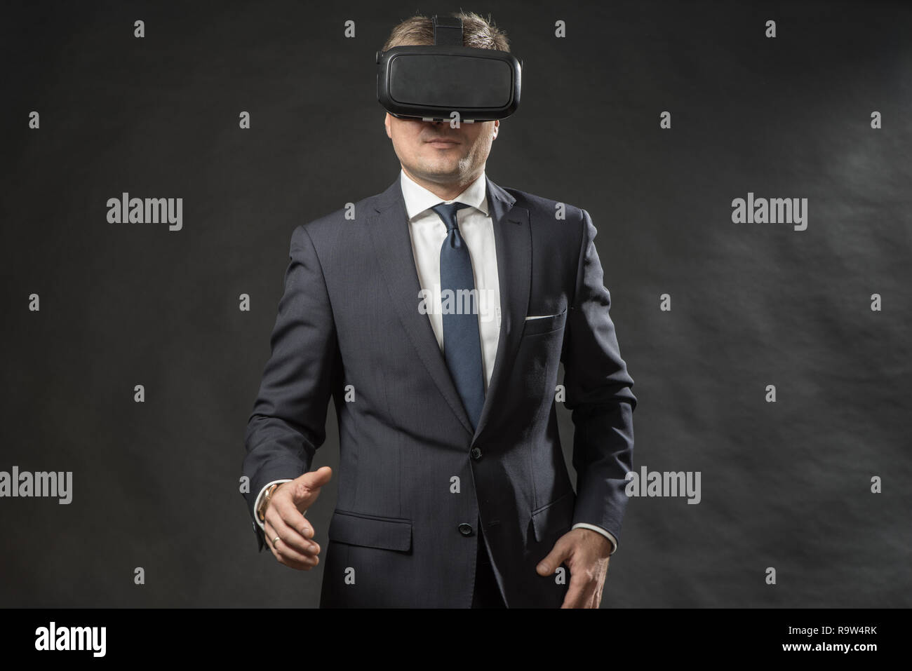 Video game man in suit hi-res stock photography and images - Alamy