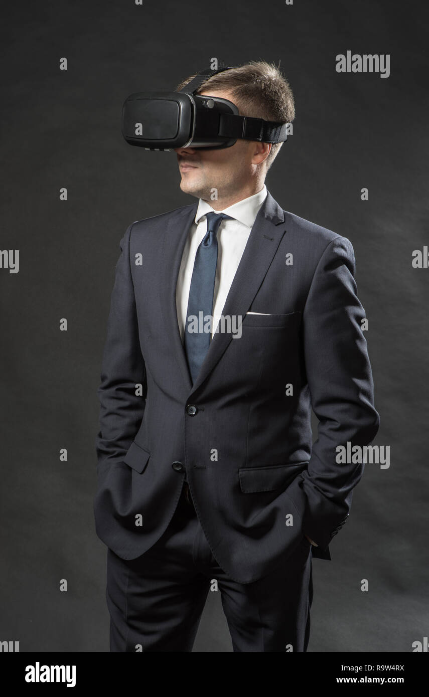Video game man in suit hi-res stock photography and images - Alamy