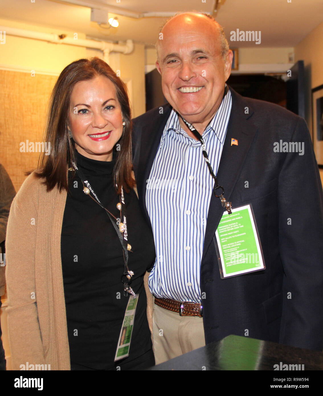 Judith nathan and rudy giuliani hi-res stock photography and images - Alamy