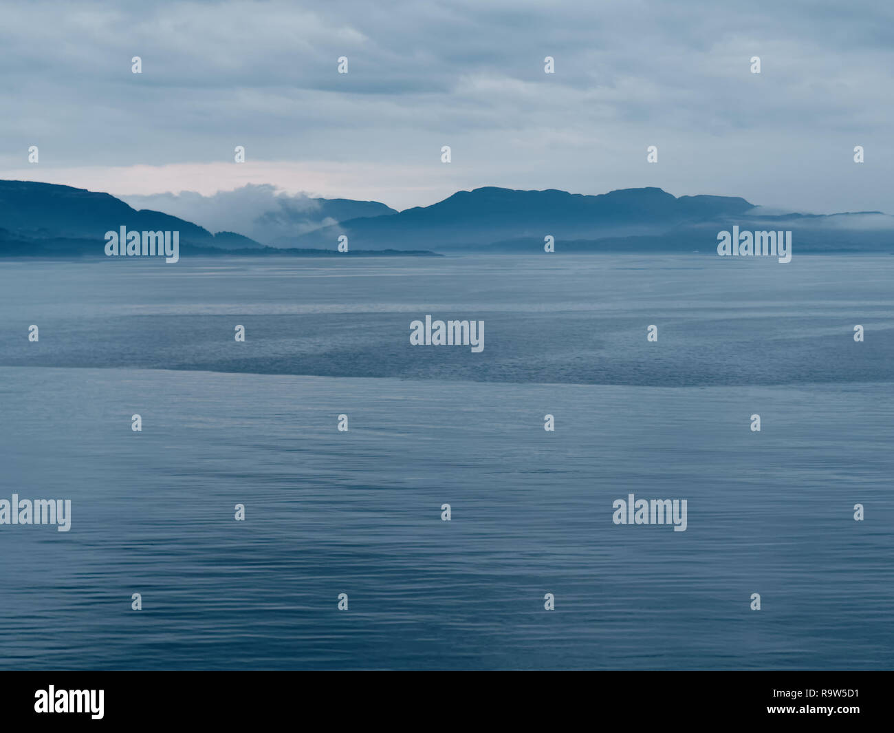 Fjord landscape view in norway Stock Photo - Alamy