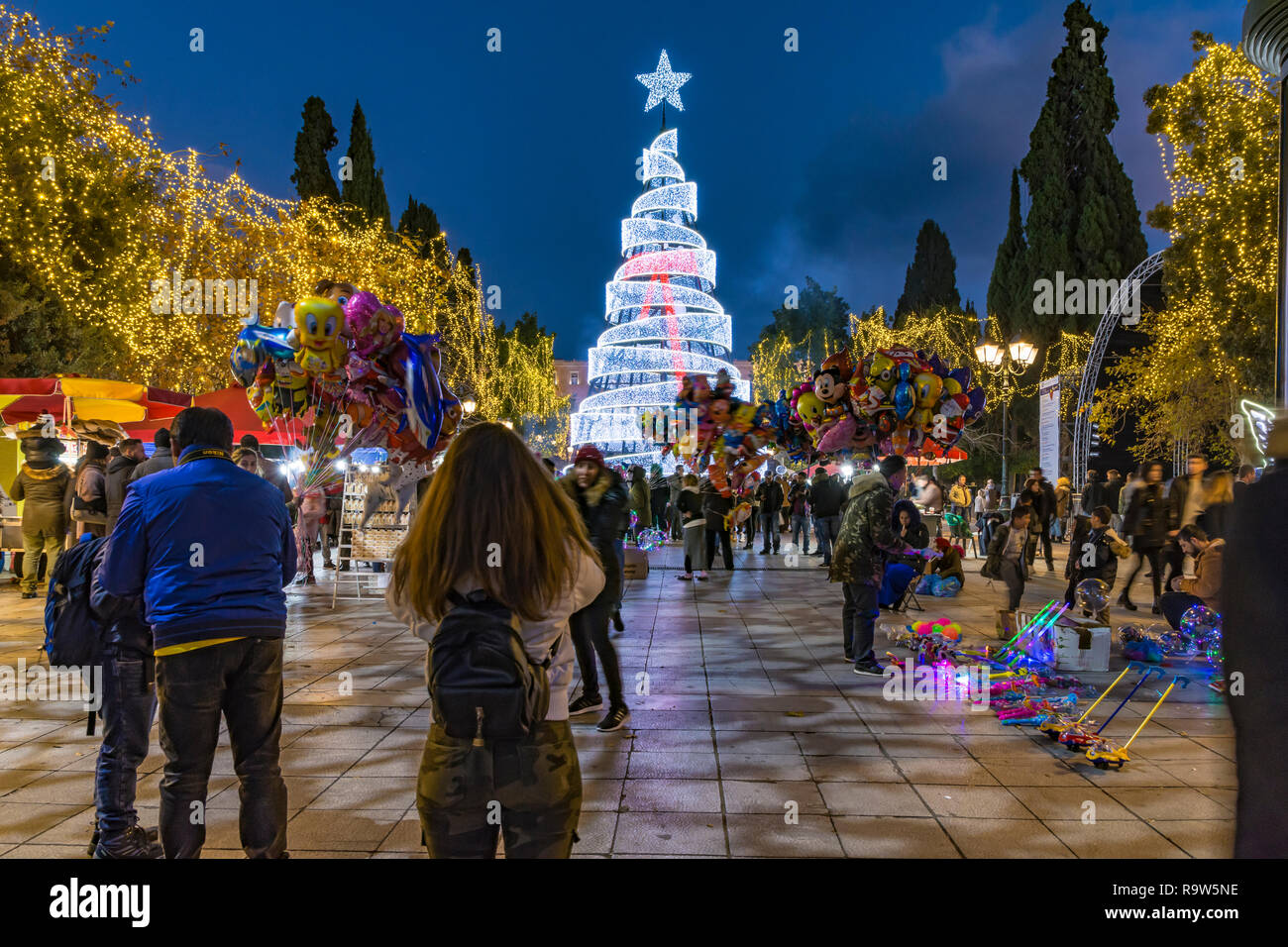 Christmas athens hi-res stock photography and images - Alamy