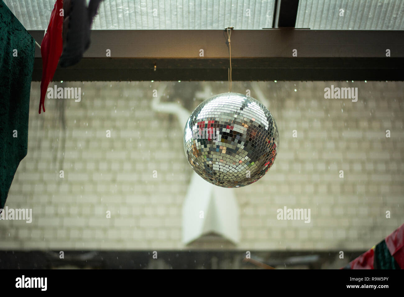 Discoball in Berlin Backyard Stock Photo - Alamy
