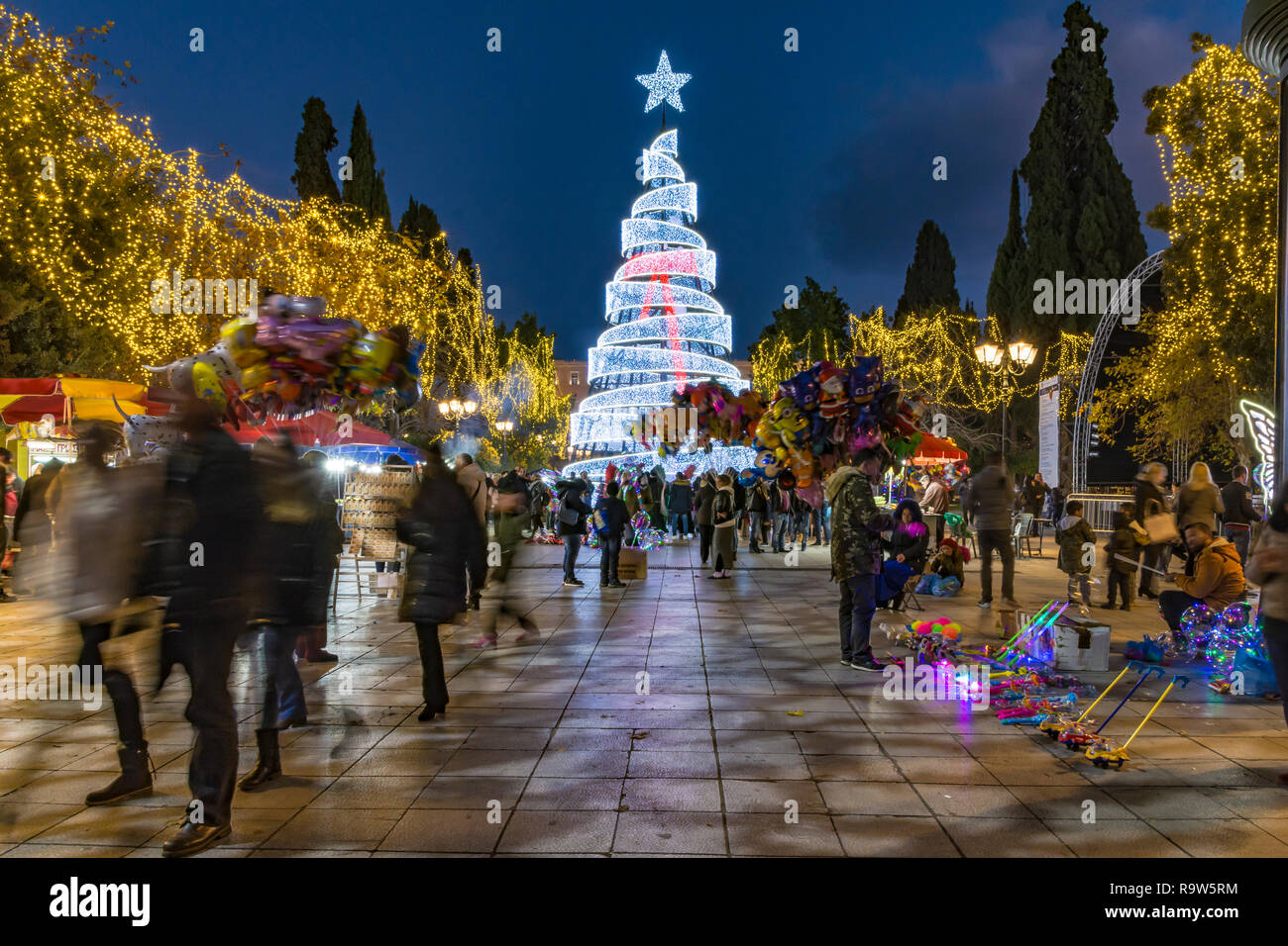 Christmas tree of athens hi-res stock photography and images - Alamy