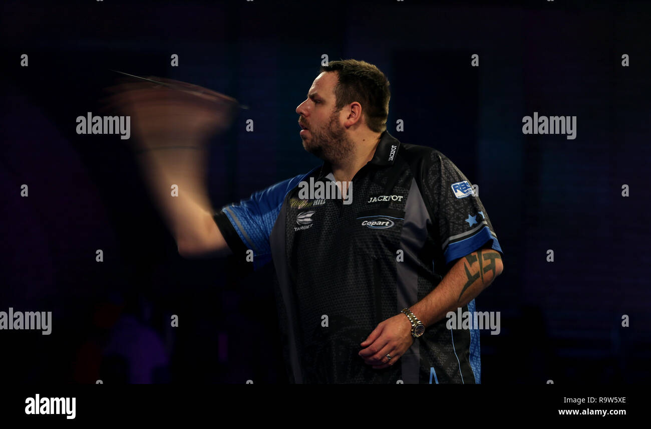 Adrian Lewis during day twelve of the William Hill World Darts ...