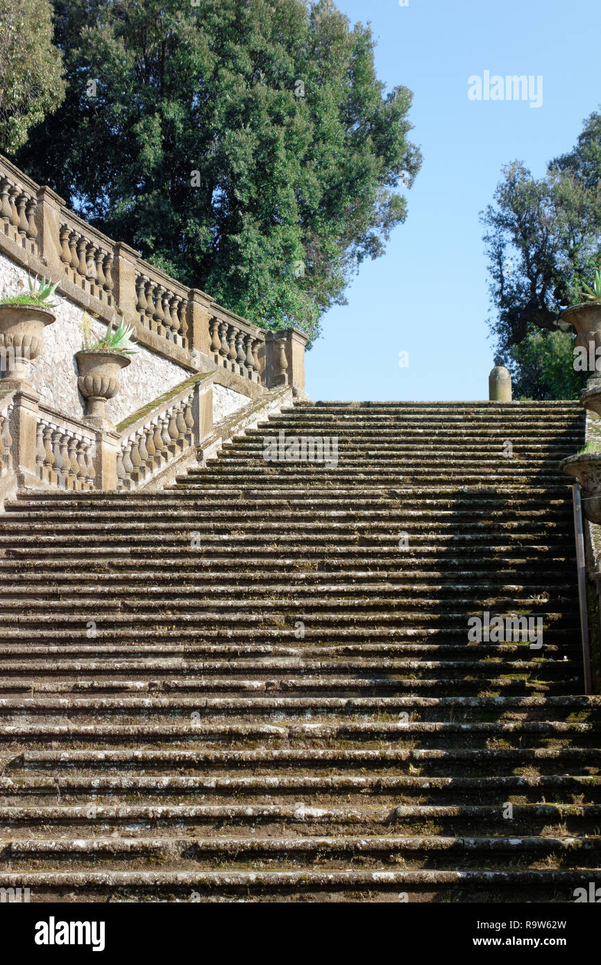 Ancient steps from below point of view Stock Photo - Alamy