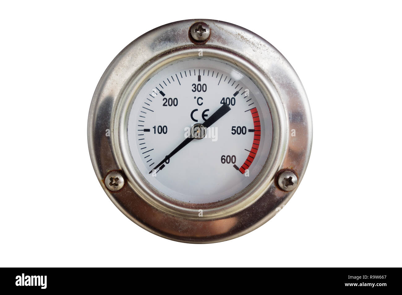 Circular thermometer on hot hi-res stock photography and images - Alamy