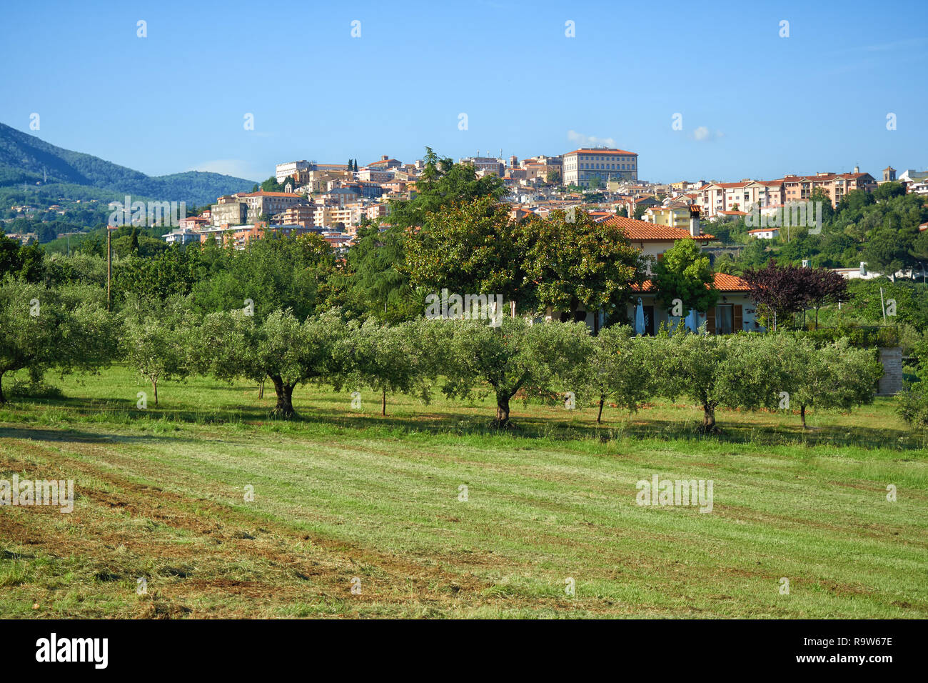 Velletri Italian village central Italy panorama Stock Photo - Alamy