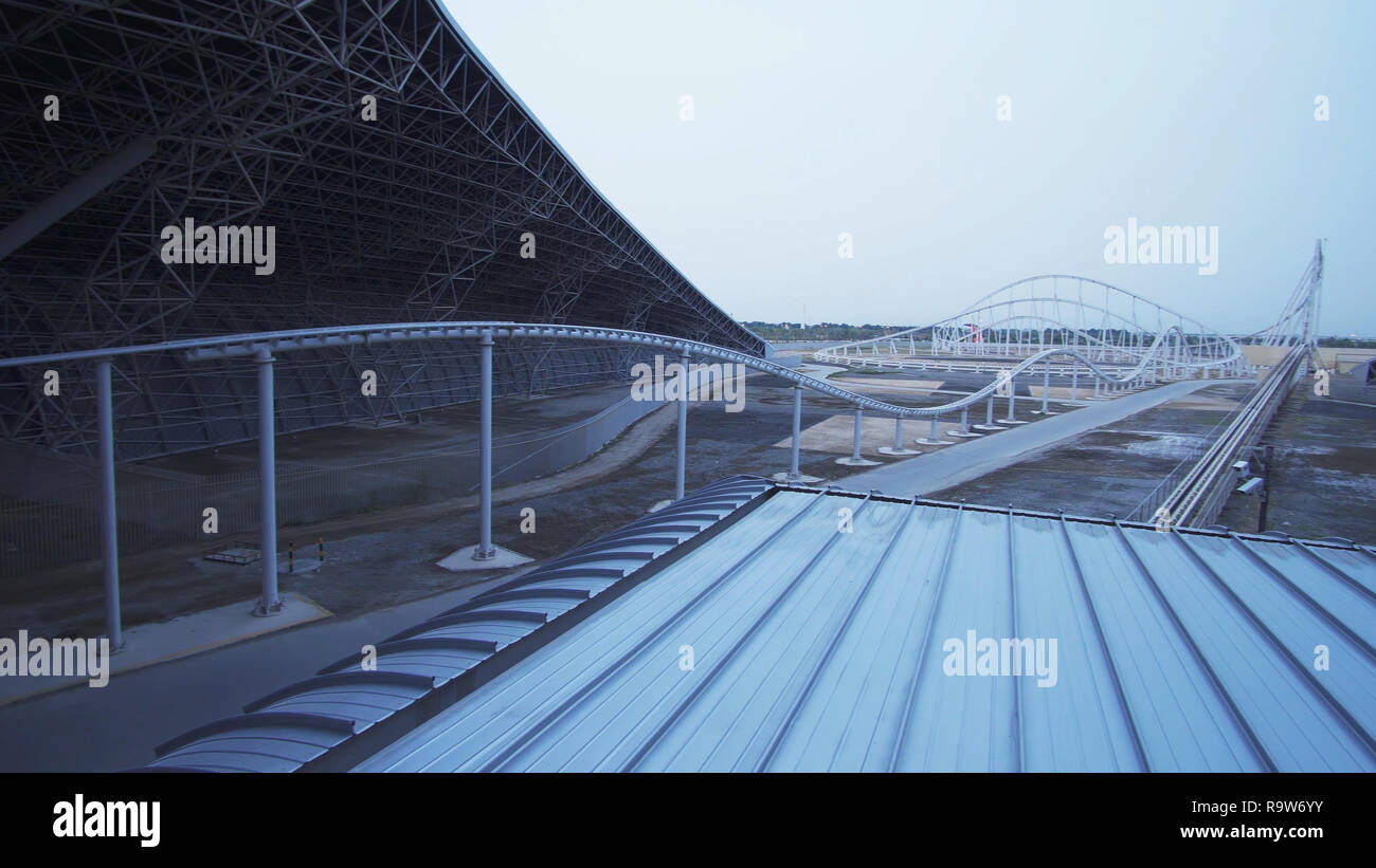 Formula Rossa in Ferrari World Abu Dhabi Stock Photo - Alamy