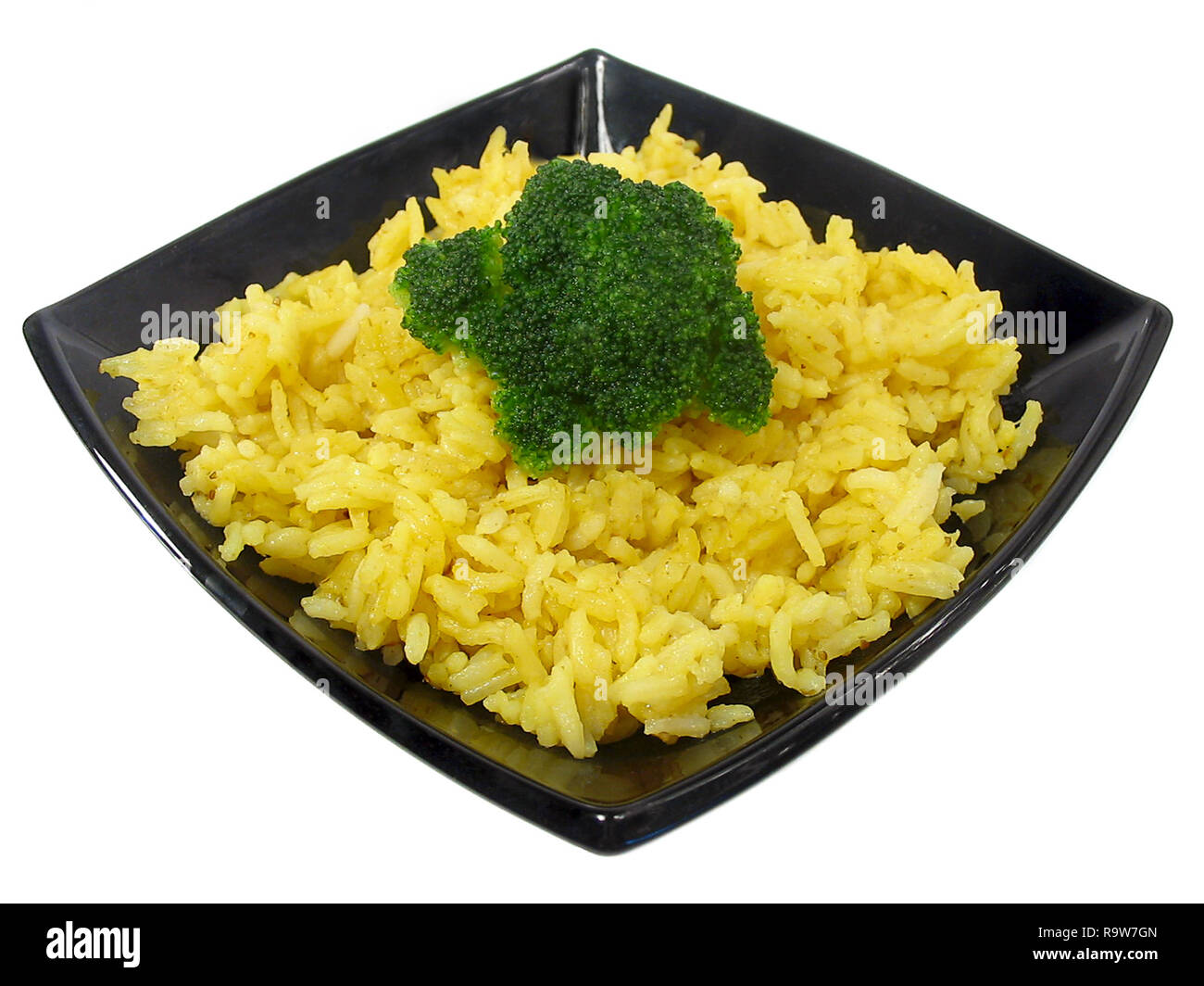 european and mediterranean cuisine styled concept - rice and veggies ...