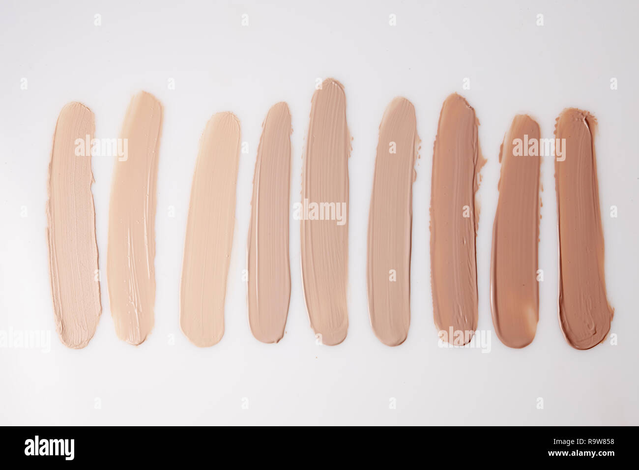 a variety of foundation textures Stock Photo - Alamy