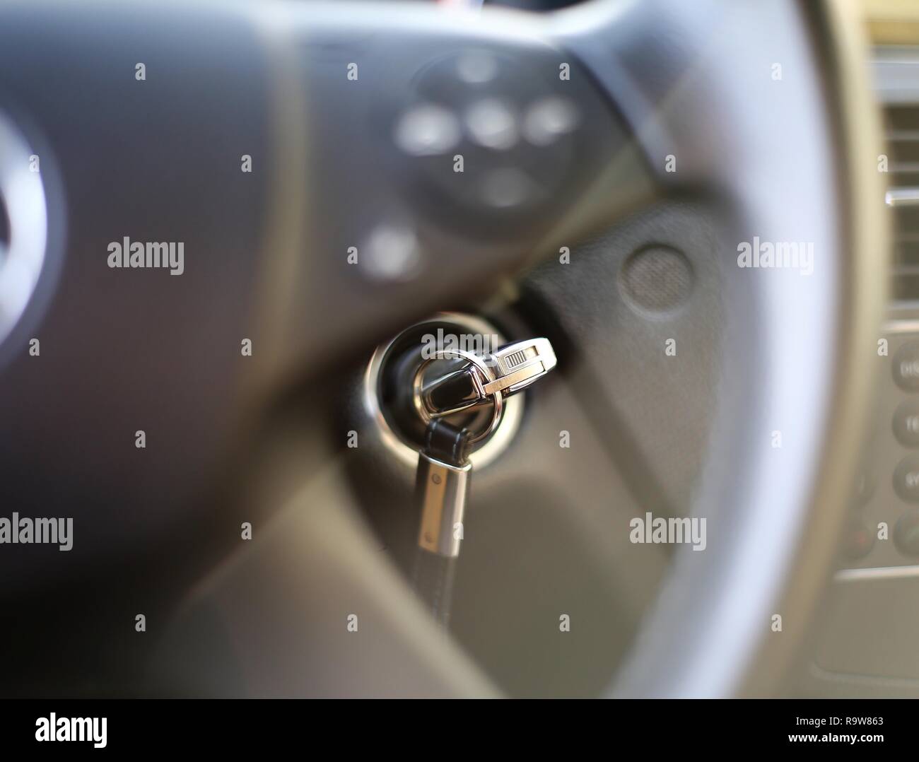 The Key in is place Stock Photo - Alamy