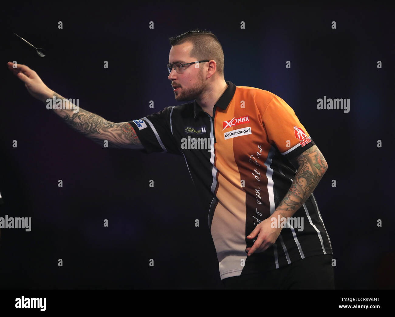 Benito van de Pas during day thirteen of the William Hill World Darts ...