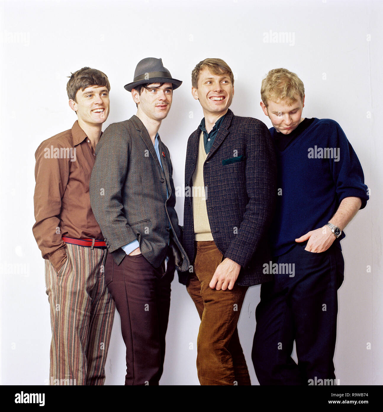 Franz Ferdinand,Scottish rock band, photographed in Primrose Hill ...