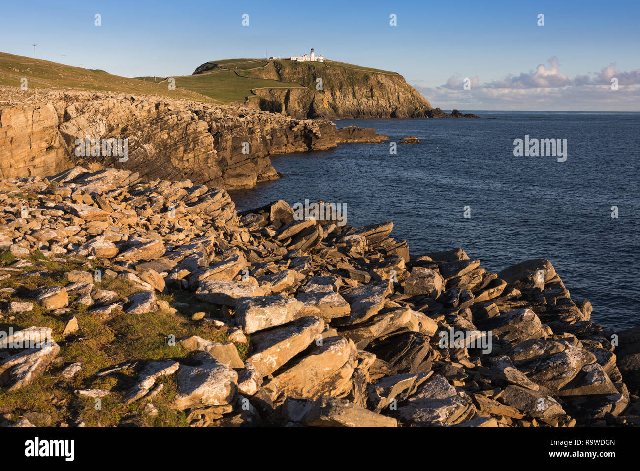 Lighthouse at Sumburgh Head, Shetland, UK Stock Photo - Alamy