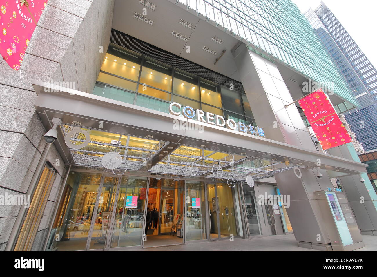 People visit Coredo Muromachi Nihonbashi shopping mall in Tokyo Japan ...
