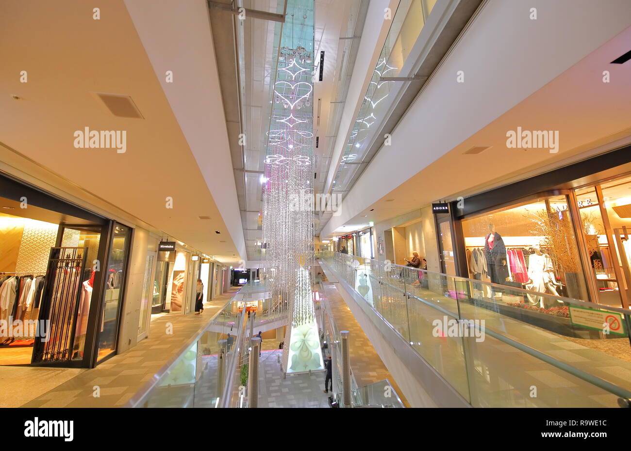 People visit Omotesando hills shopping mall in Tokyo Japan Stock Photo ...
