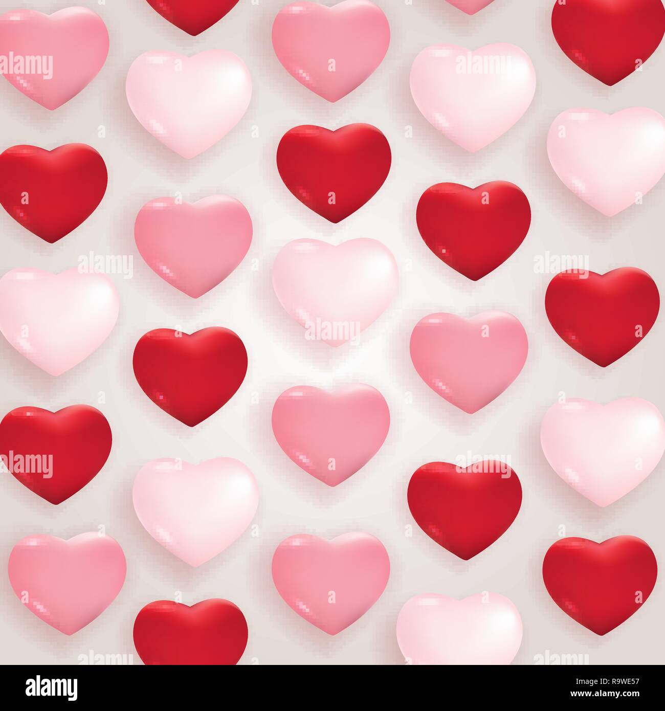 Valentine's Day Love and Feelings Background Design. Vector ...