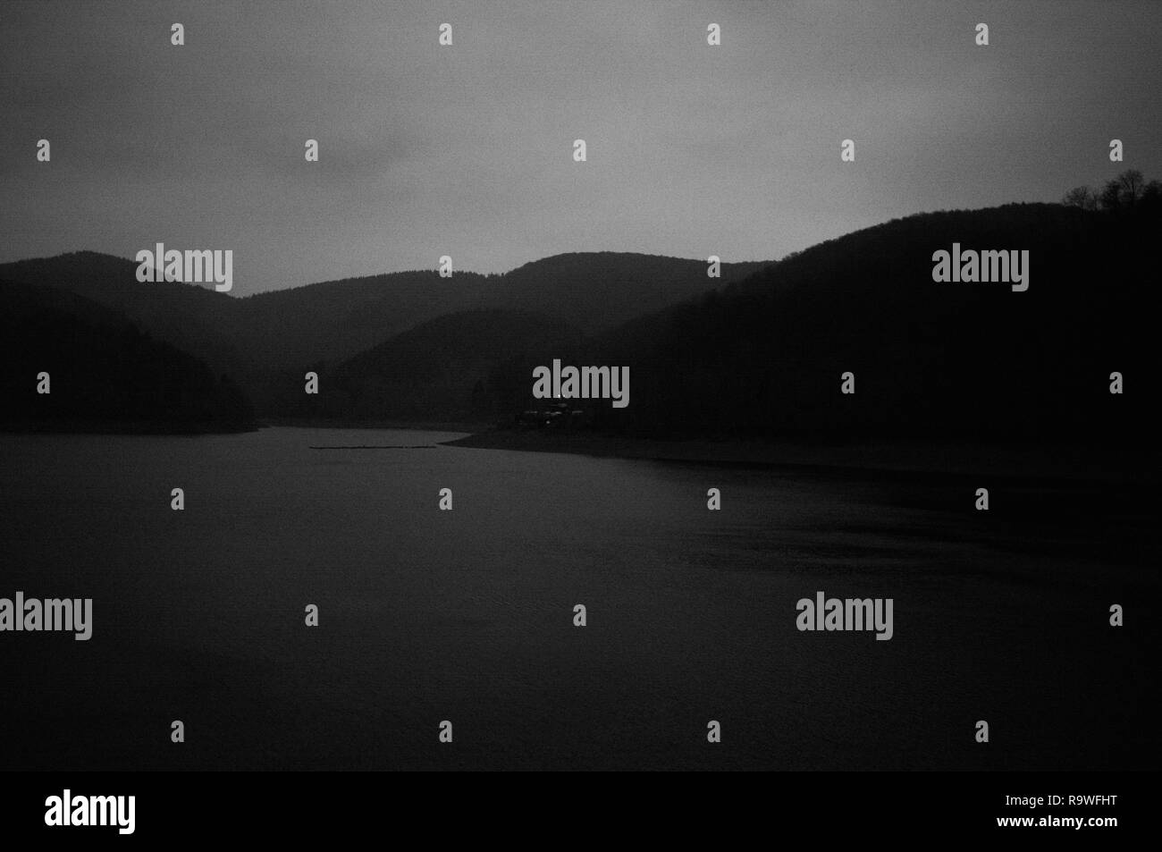 Oker Stausee mit Oker Talsperre in Goslar, Harz, niedersachsen, Germany ...