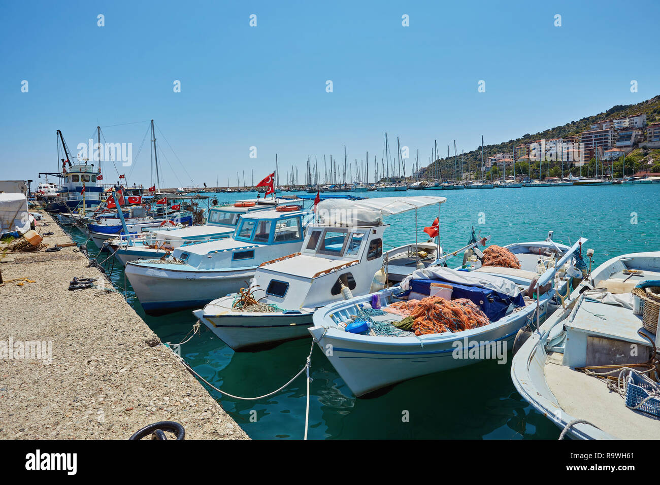 View of the marina in Finike, Antalya province. Turkey Stock Photo - Alamy