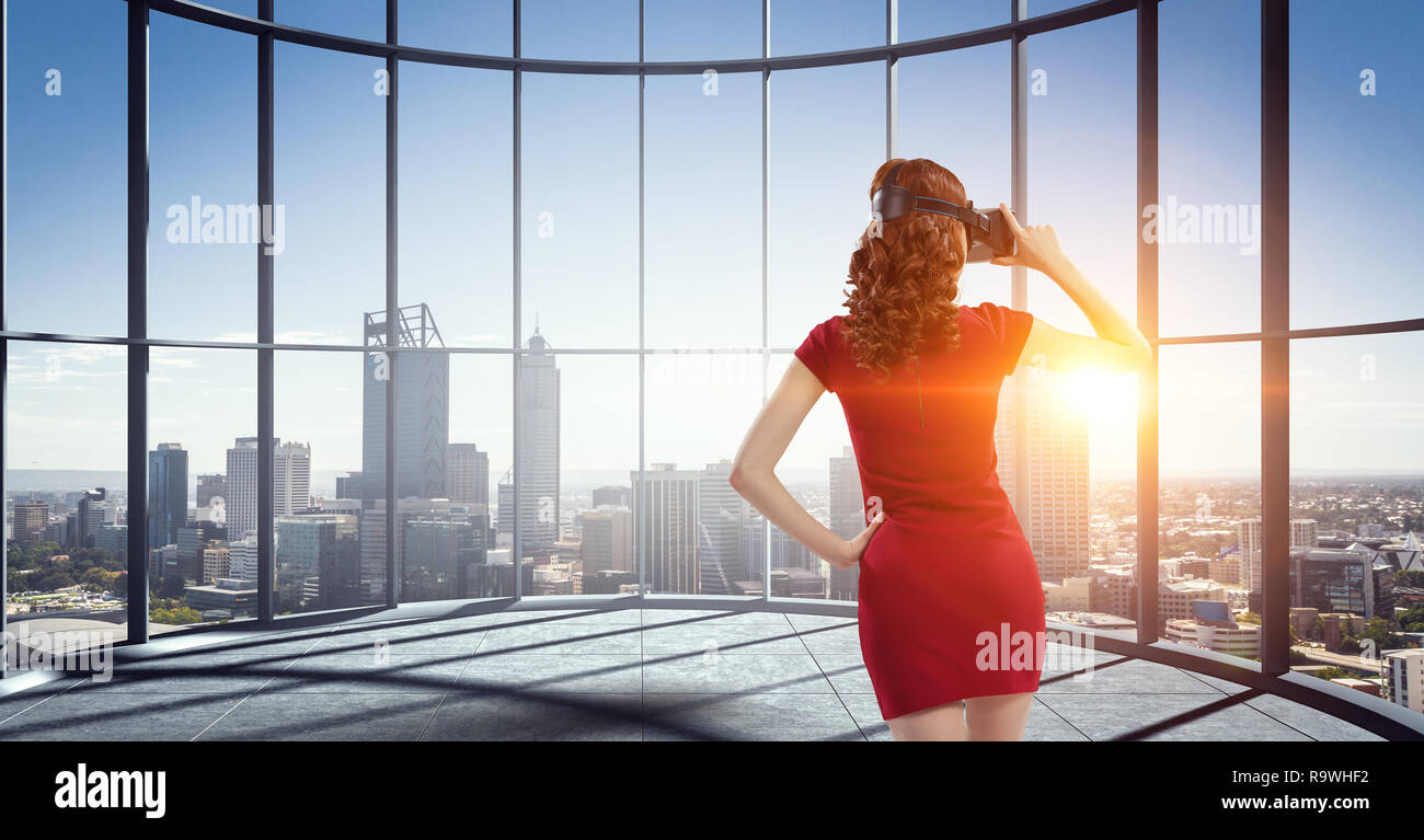 Try another reality. Mixed media Stock Photo - Alamy