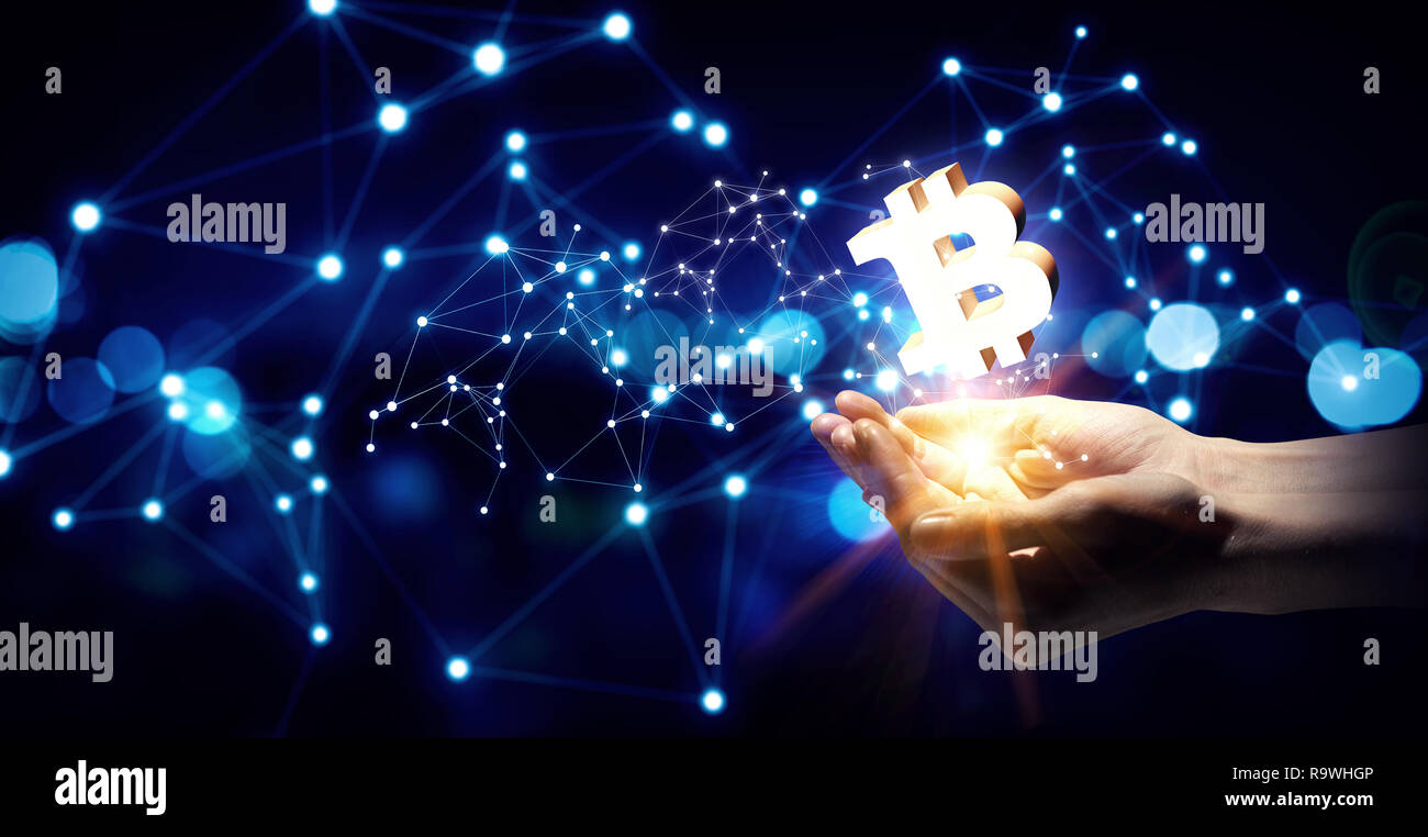 Cryptocurrency background concept Stock Photo - Alamy
