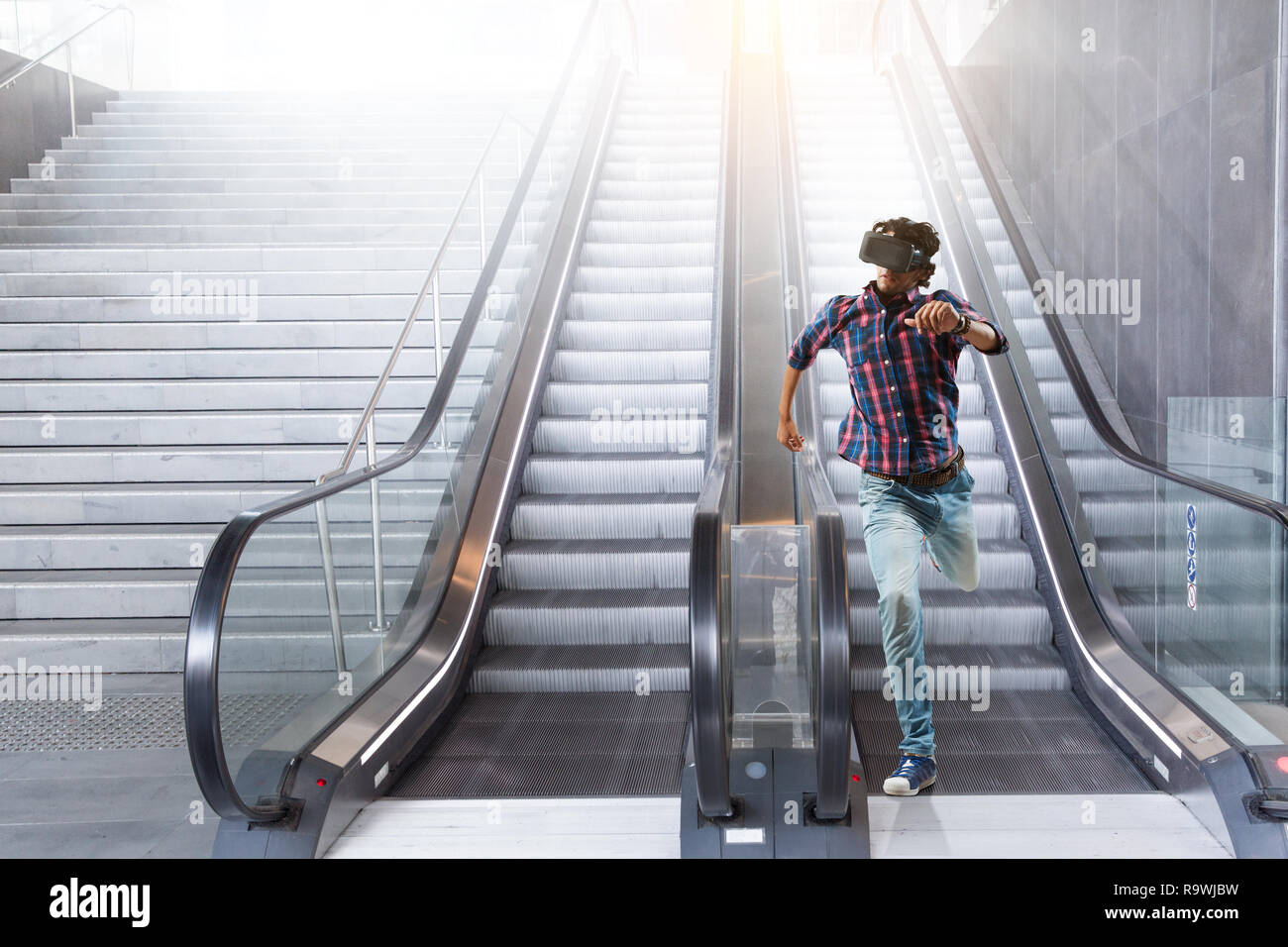 Try virtual reality. Mixed media Stock Photo - Alamy Try virtual reality. Mixed media Stock Photo - Alamy