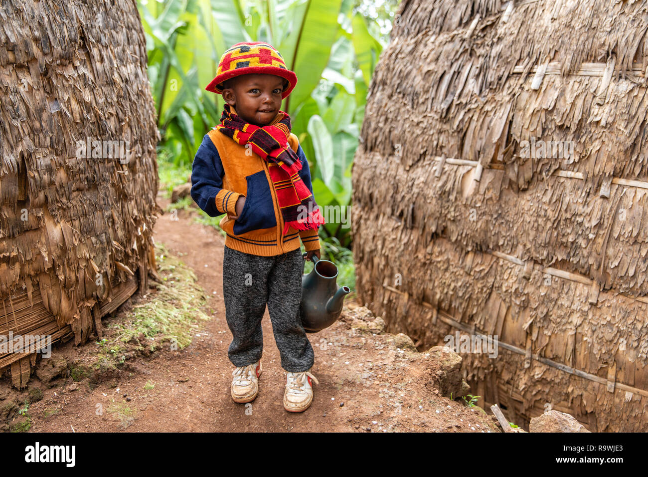 Dorze Tribe village of Omo Valley, Ethiopia Stock Photo - Alamy