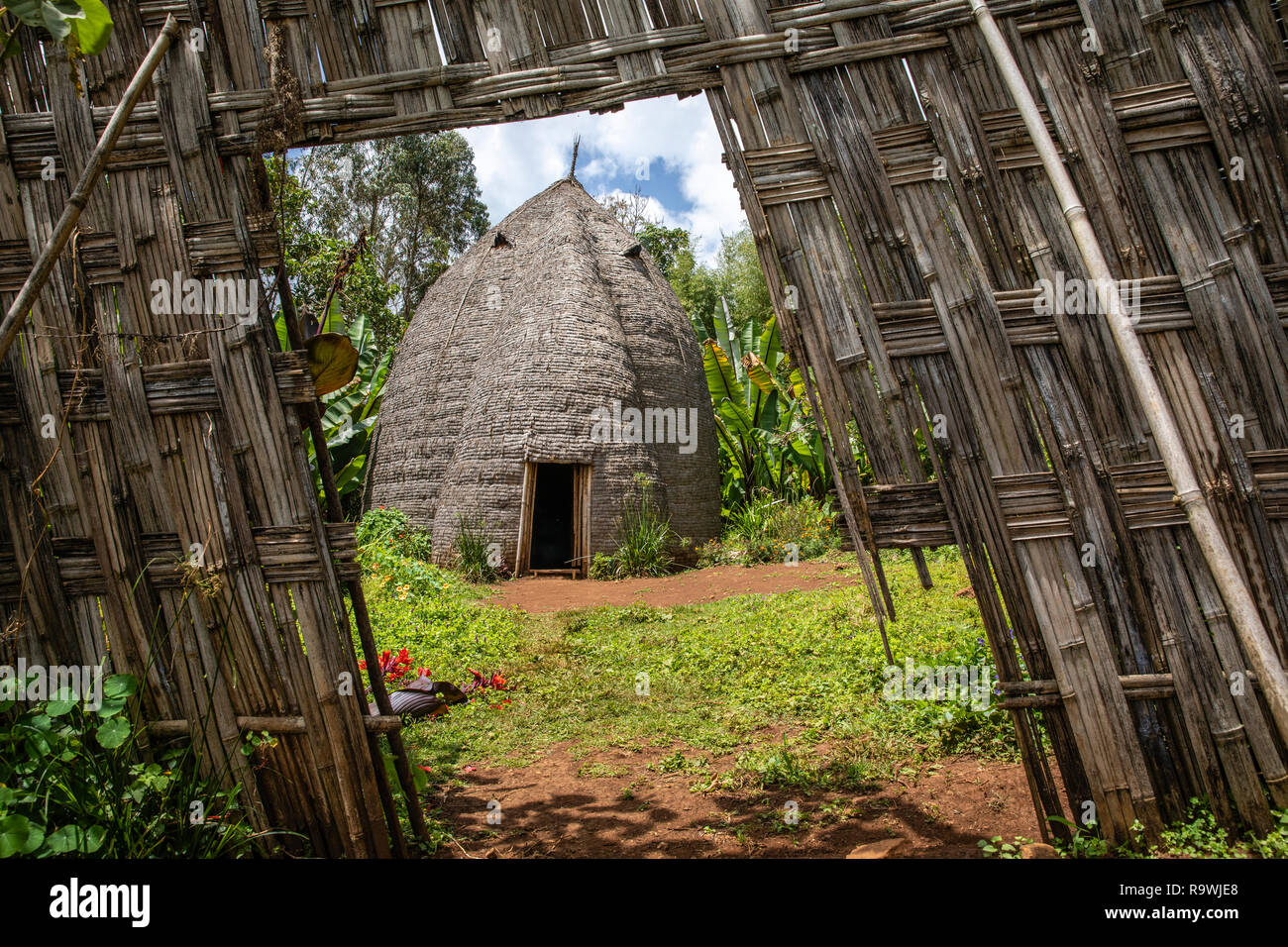 Dorze Tribe village of Omo Valley, Ethiopia Stock Photo - Alamy