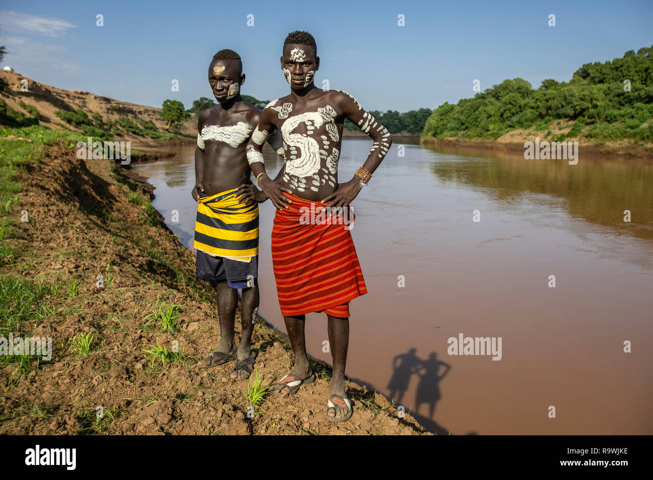 Kara Tribe from Dus Village of Omo Valley, Ethiopia Stock Photo - Alamy