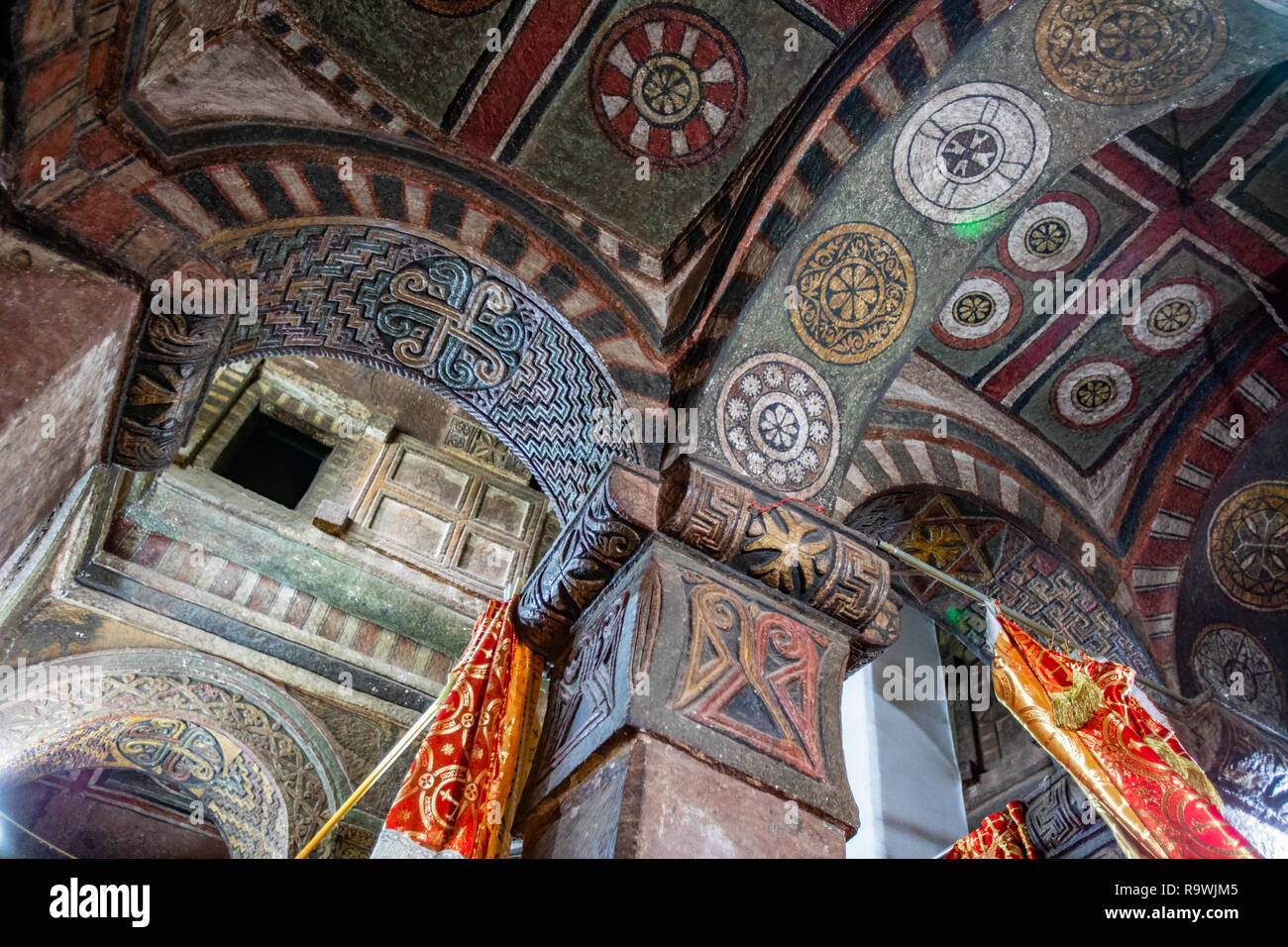 The rock-cut church House of Mary at Lalibela, Ethiopia Stock Photo - Alamy