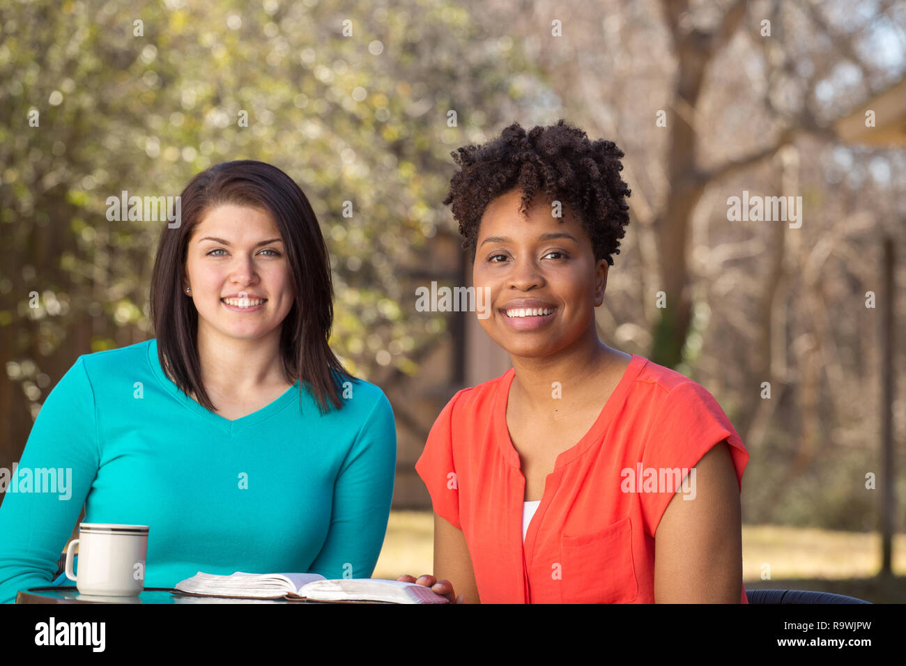 Two people praying together hi-res stock photography and images - Alamy