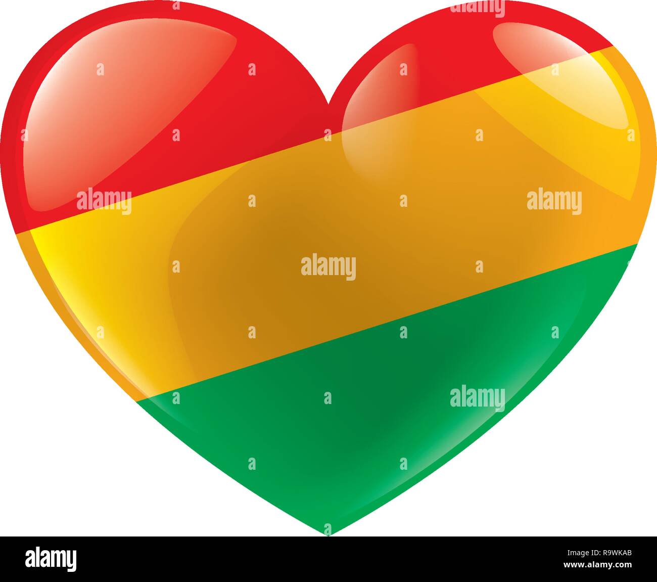 Bolivia flag, vector illustration on a white background Stock Vector ...