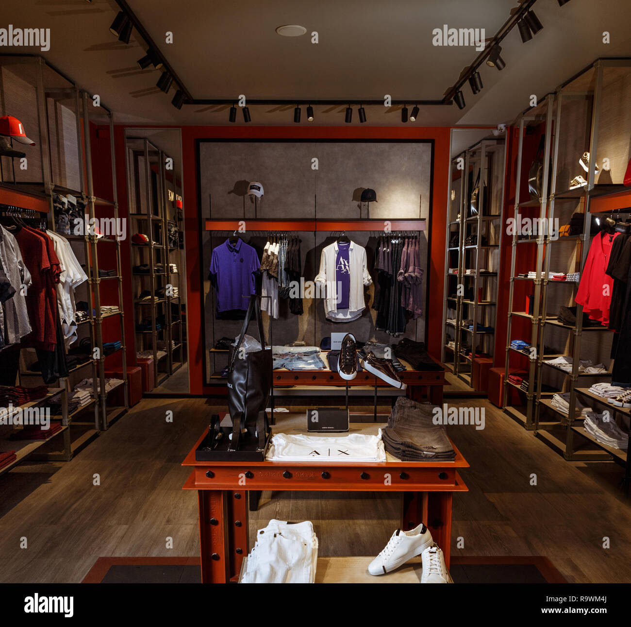 COLOMBO, SRI LANKA - SEPTEMBER 25, 2018: View of a Fashion Retail Store ...
