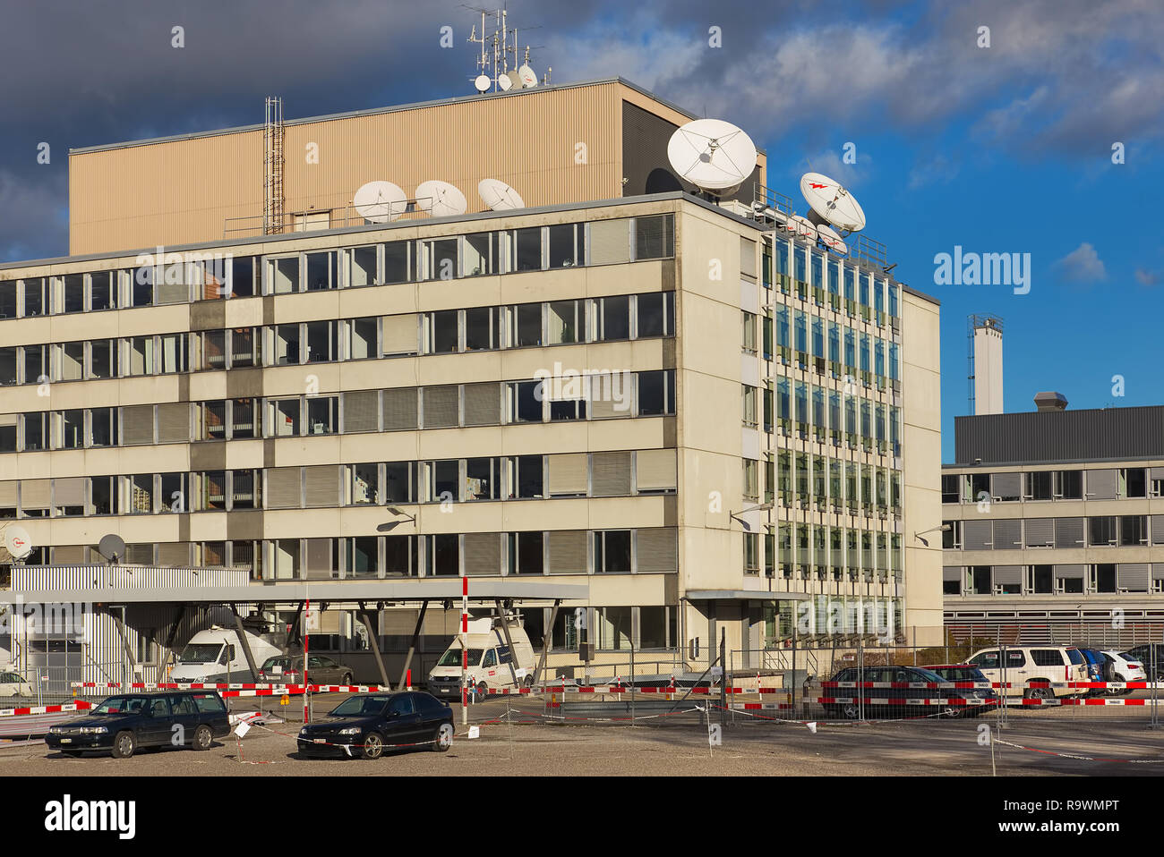 Zurich, Switzerland - January 10, 2015: one of the buildings of the ...