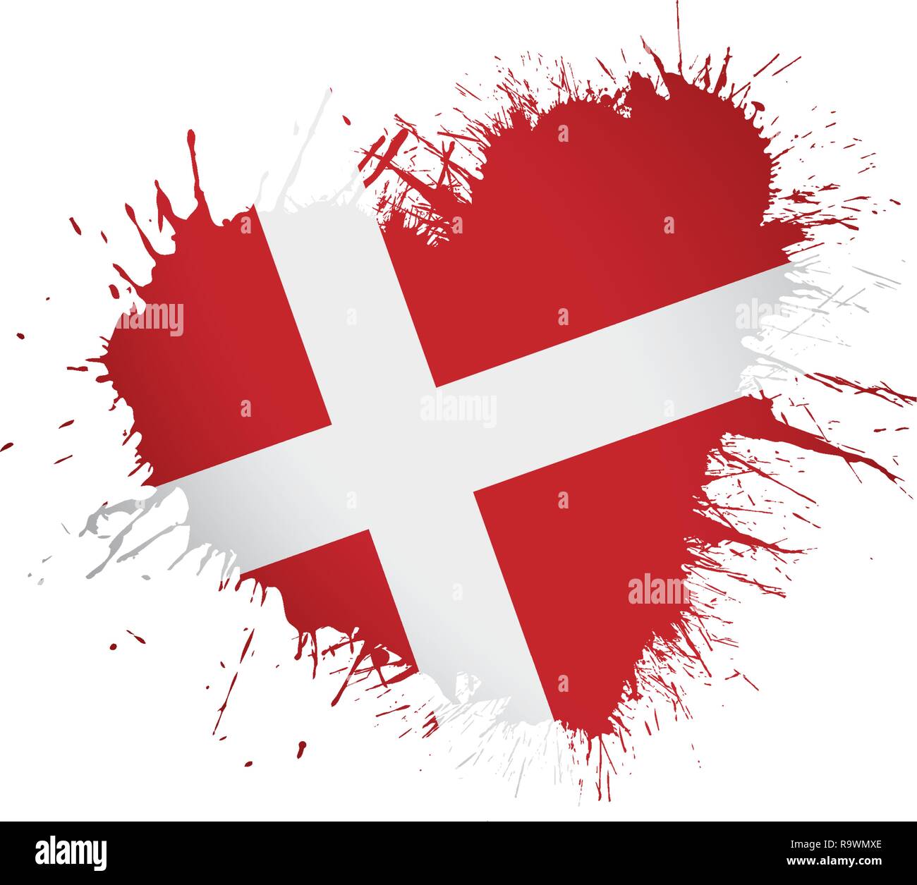 Old denmark flag Stock Vector Images - Alamy